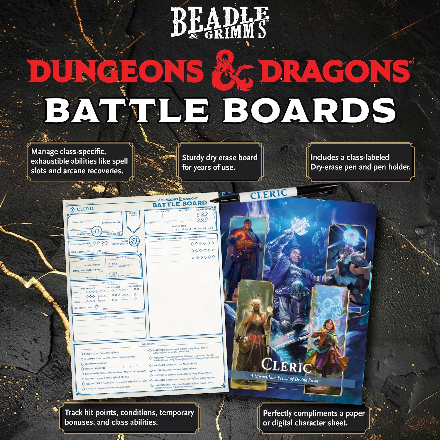 Dungeons & Dragons Battle Boards – Beadle & Grimm's Pandemonium Warehouse
