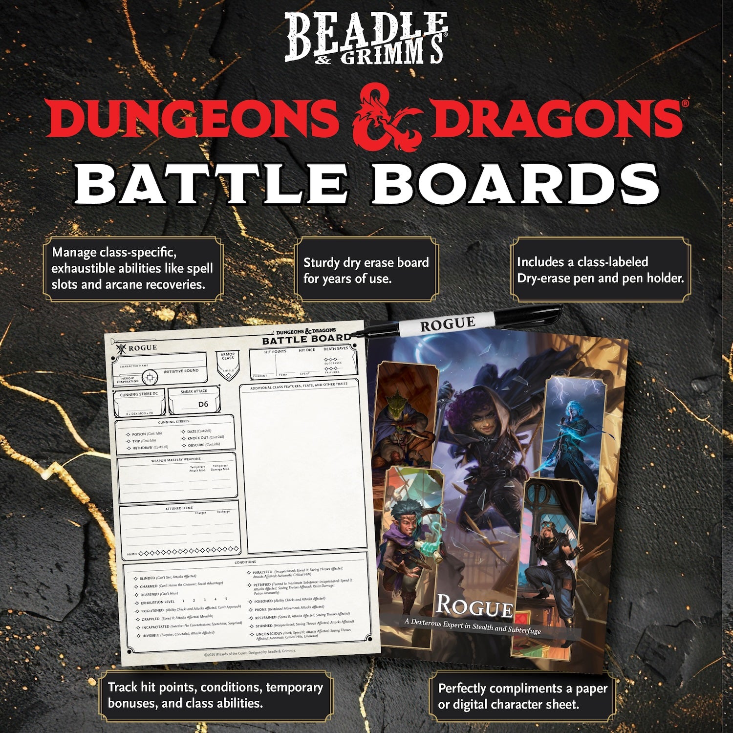 Dungeons & Dragons Battle Boards – Beadle & Grimm's Pandemonium Warehouse