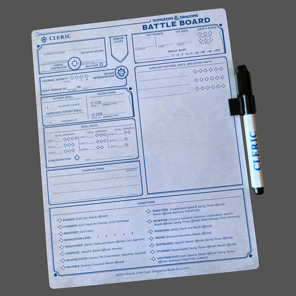 Dungeons & Dragons Battle Boards – Beadle & Grimm's Pandemonium Warehouse