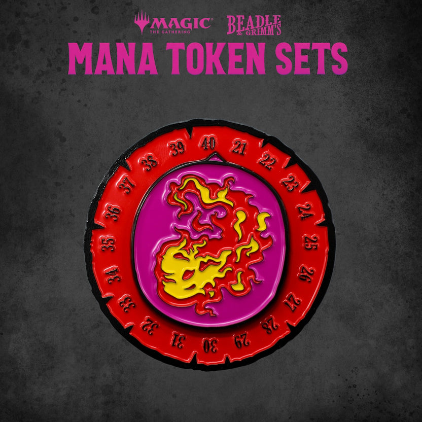 Red Mana Token Set (MTG) – Beadle & Grimm's Pandemonium Warehouse