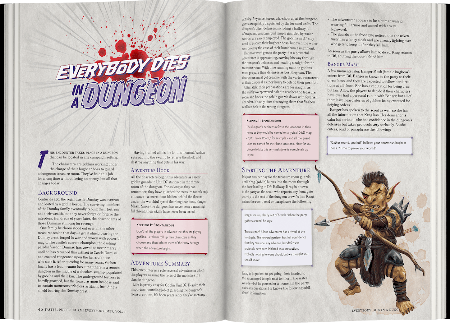 Faster, Purple Worm! Everybody Dies Vol. 1 (D&D Adventures) – Beadle ...